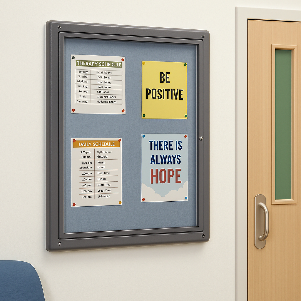 Secure Noticeboard: Essential Tools in Mental Health Facilities